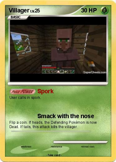 Pokémon Villager 27 27 - Spork - My Pokemon Card
