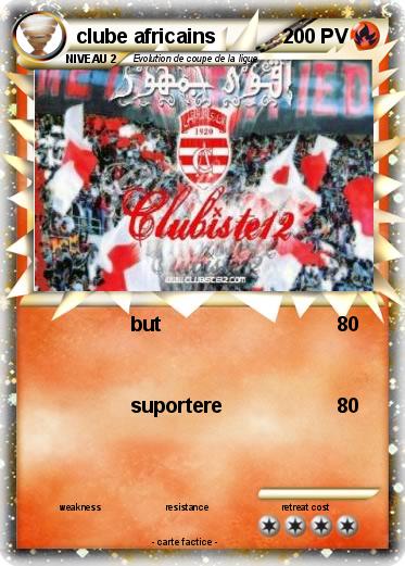 Pokémon clube africains - but - Ma carte Pokémon