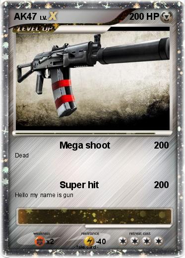 Pokémon AK47 81 81 - Mega shoot - My Pokemon Card