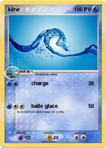 Pokémon kene - charge - Ma carte Pokémon