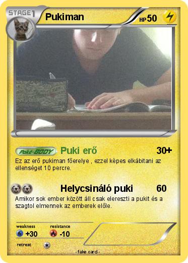 Pokémon Pukiman - Puki erő - My Pokemon Card
