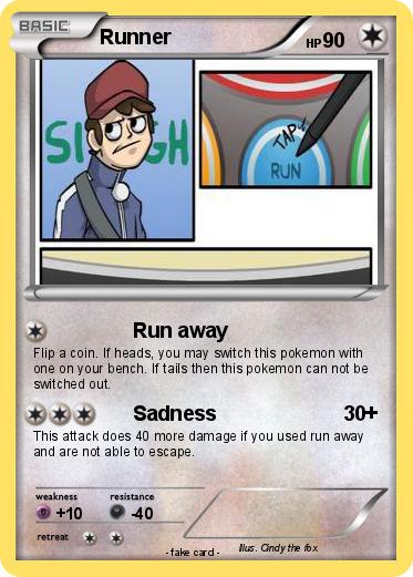 Pokémon Runner 20 20 - Run away - My Pokemon Card