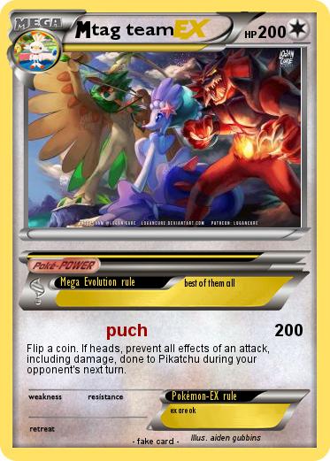 Pokémon tag team 52 52 - puch - My Pokemon Card
