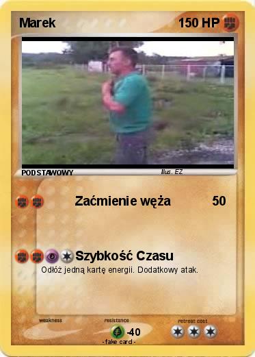 Pokémon Marek 23 23 - Zaćmienie węża - Twoja własna karta pokemon