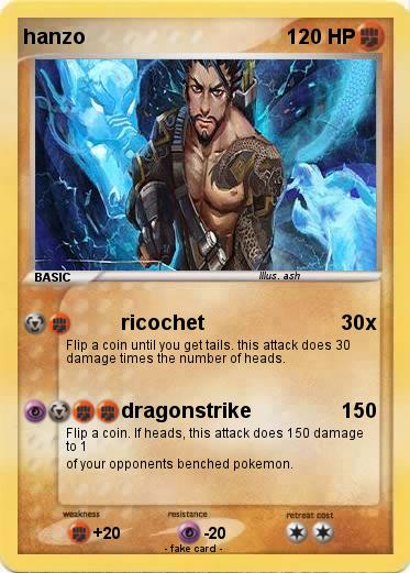 Pokémon hanzo 56 56 - ricochet - My Pokemon Card
