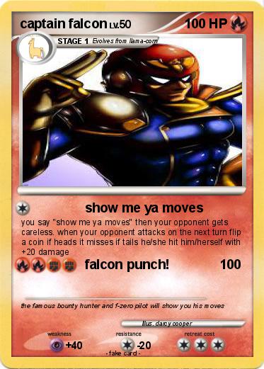 Pokémon captain falcon 350 350 - show me ya moves - My Pokemon Card