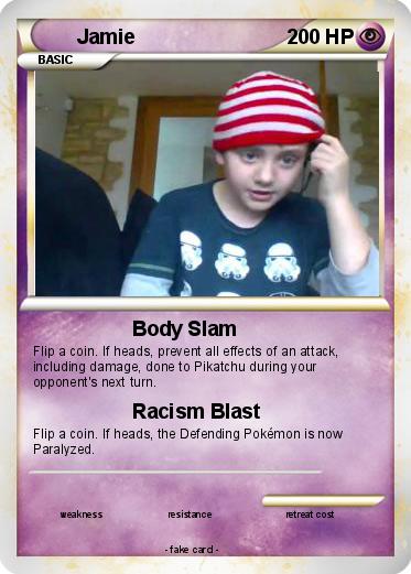 Pokémon Jamie 254 254 - Body Slam - My Pokemon Card
