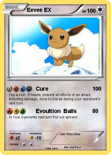 Pokémon Eevee EX 21 21 - Cure - My Pokemon Card