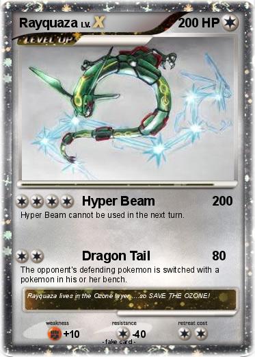 Pokémon Rayquaza 4403 4403 - Hyper Beam - My Pokemon Card