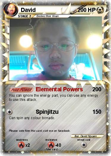 Pokémon David 960 960 - Elemental Powers - My Pokemon Card