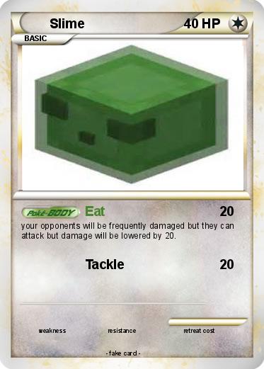 Pokémon Slime 341 341 - Eat - My Pokemon Card