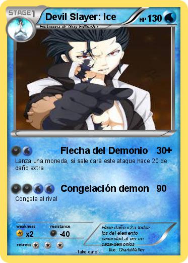 Pokémon Devil Slayer Ice - Flecha del Demonio - Mi carta pokémon
