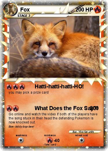 Pokémon Fox 576 576 - Hatti-hatti-hatti-HO! - My Pokemon Card