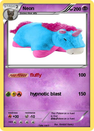 Pokémon Neon 208 208 - fluffy - My Pokemon Card