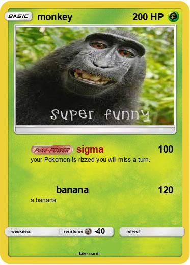 Pokémon monkey 2547 2547 - sigma - My Pokemon Card