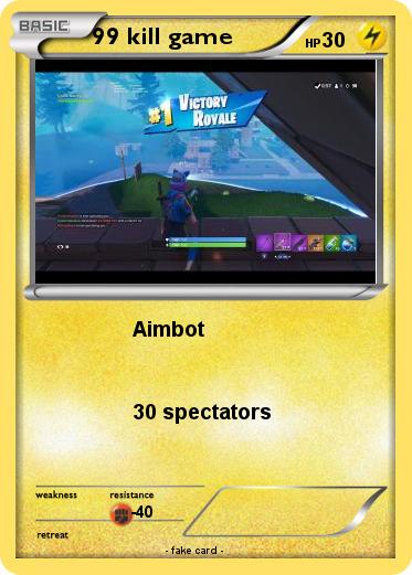 Pokémon 99 kill game - Aimbot - My Pokemon Card