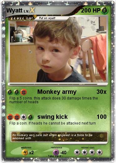 Pokémon Wyatt 152 152 - Monkey army - My Pokemon Card
