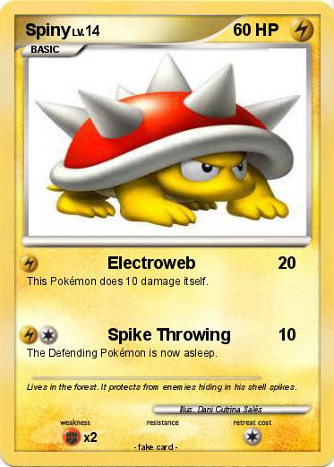 Pokémon Spiny 101 101 - Electroweb - My Pokemon Card