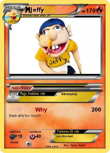 Pokémon Jeffy 602 602 - Why - My Pokemon Card