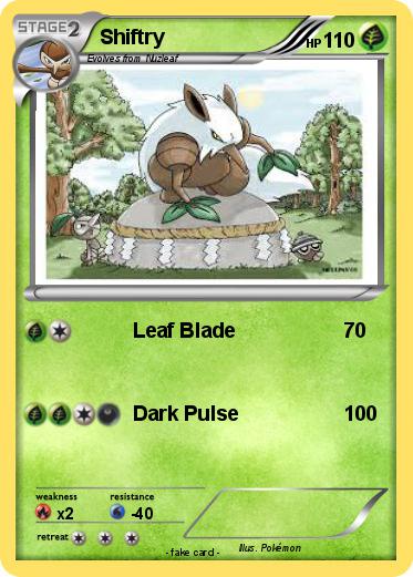 Pokémon Shiftry 47 47 - Leaf Blade - My Pokemon Card