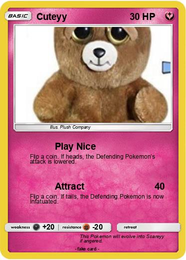 Pokémon Cuteyy - Play Nice - My Pokemon Card