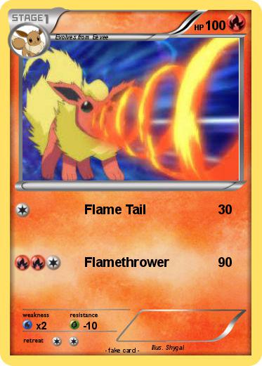 Pokémon 1 88711 88711 - Flame Tail - My Pokemon Card