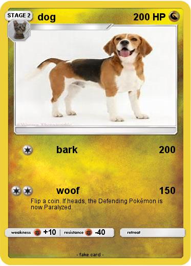 Pokémon dog 1535 1535 - bark - My Pokemon Card