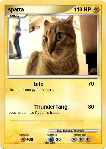 Pokémon sparta 167 167 - bite - My Pokemon Card