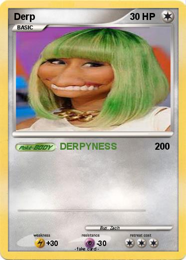 Pokémon Derp 1385 1385 - DERPYNESS - My Pokemon Card