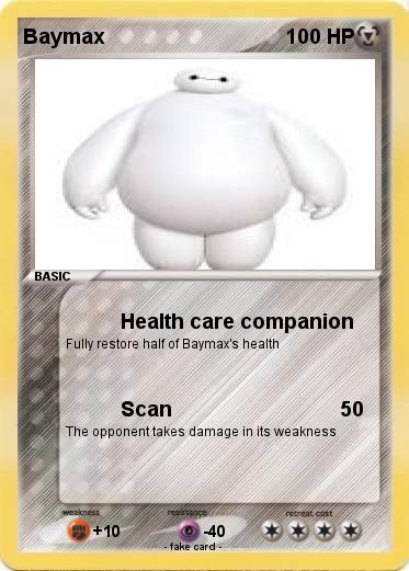 Pokémon Baymax 203 203 - Health care companion - My Pokemon Card