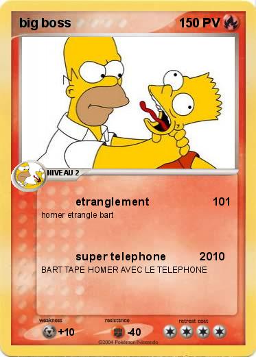 Pokémon big boss 10 10 - etranglement 1 - Ma carte Pokémon