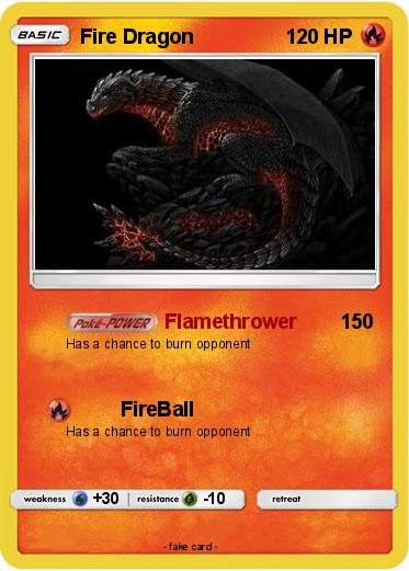 Pokémon Fire Dragon 773 773 - Flamethrower - My Pokemon Card