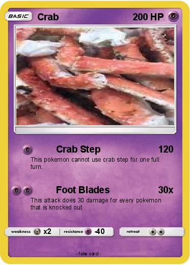 Pokémon Crab 140 140 - Crab Step - My Pokemon Card