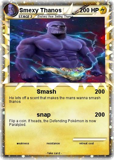 Pokémon Smexy Thanos - Smash - My Pokemon Card