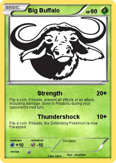 Pokémon Big Buffalo - Strength - My Pokemon Card