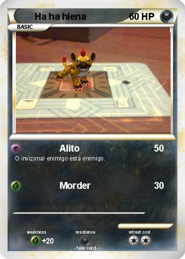 Pokémon Ha ha hiena - Alito - My Pokemon Card