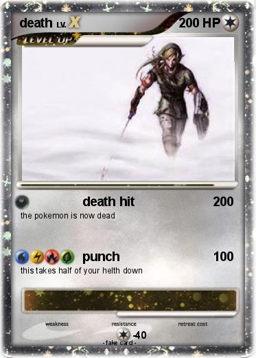 Pokémon death 2716 2716 - death hit - My Pokemon Card
