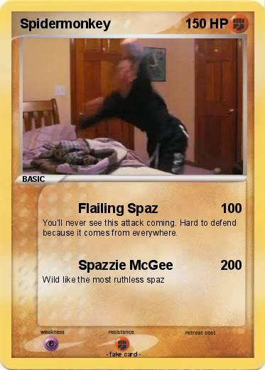Pokémon Spidermonkey 15 15 - Flailing Spaz - My Pokemon Card