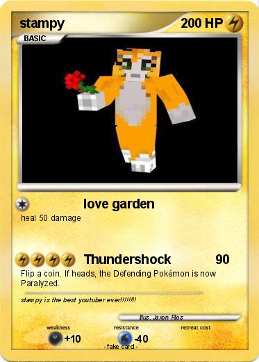 Pokémon stampy 615 615 - love garden - My Pokemon Card