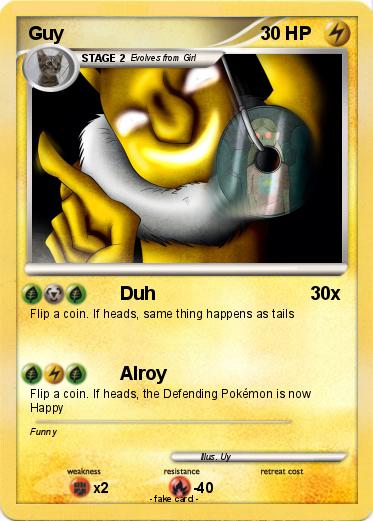 Pokémon Guy 276 276 - Duh - My Pokemon Card