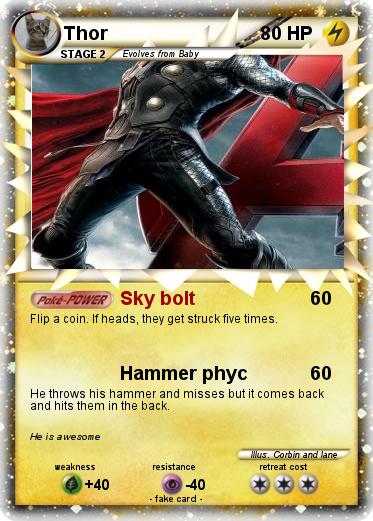 Pokémon Thor 918 918 - Sky bolt - My Pokemon Card