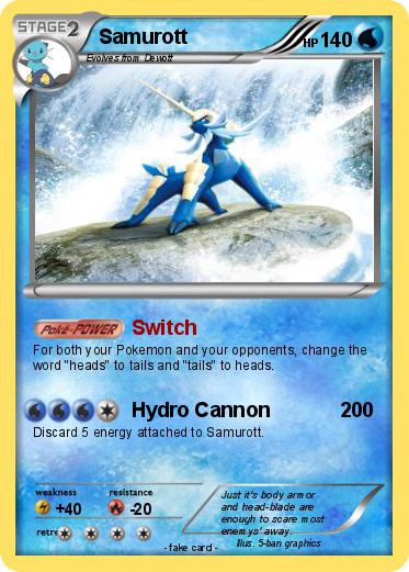 Pokémon Samurott 761 761 - Switch - My Pokemon Card