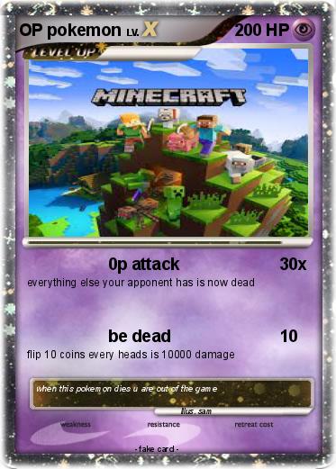 Pokémon OP pokemon 10 10 - 0p attack - My Pokemon Card
