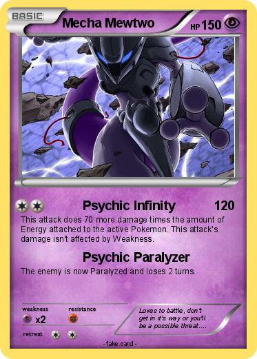 Pokémon Mecha Mewtwo 56 56 - Psychic Infinity - My Pokemon Card