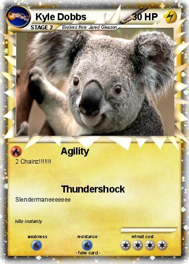 Pokémon Kyle Dobbs - Agility - My Pokemon Card