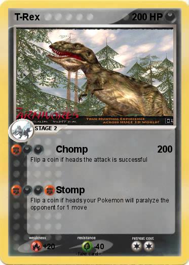 Pokémon T Rex 669 669 - Chomp - My Pokemon Card