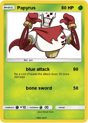 Pokémon Papyrus 526 526 - blue attack - My Pokemon Card