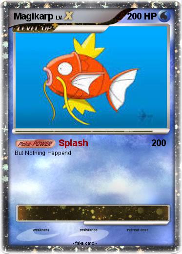 Pokémon Magikarp 1069 1069 - Splash - My Pokemon Card