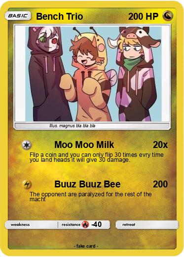 Pokémon Bench Trio - Moo Moo Milk - My Pokemon Card