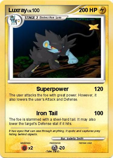 Pokémon Luxray 591 591 - Superpower - My Pokemon Card
